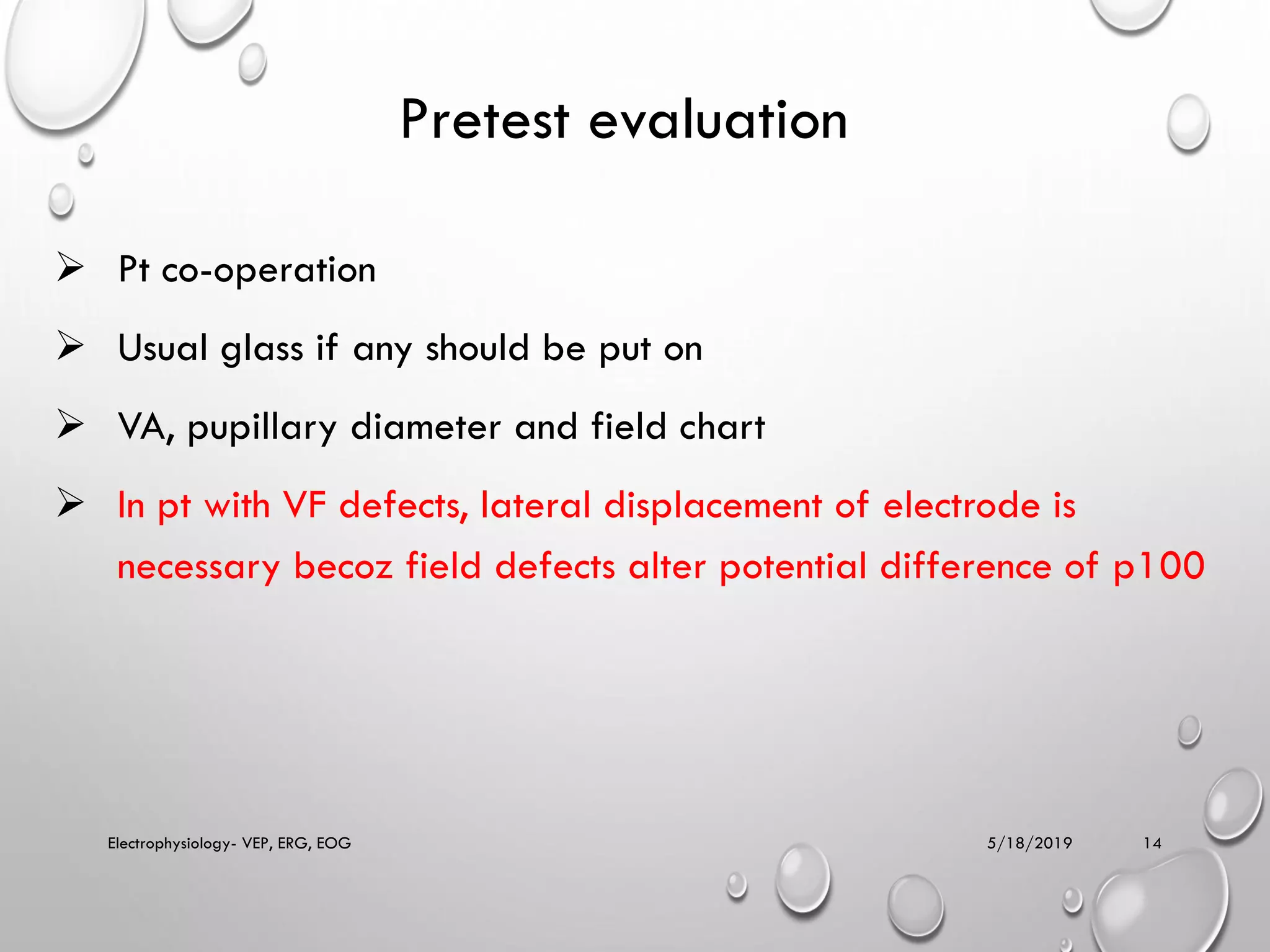 Electrophysiology VEP, ERG, EOG | PDF
