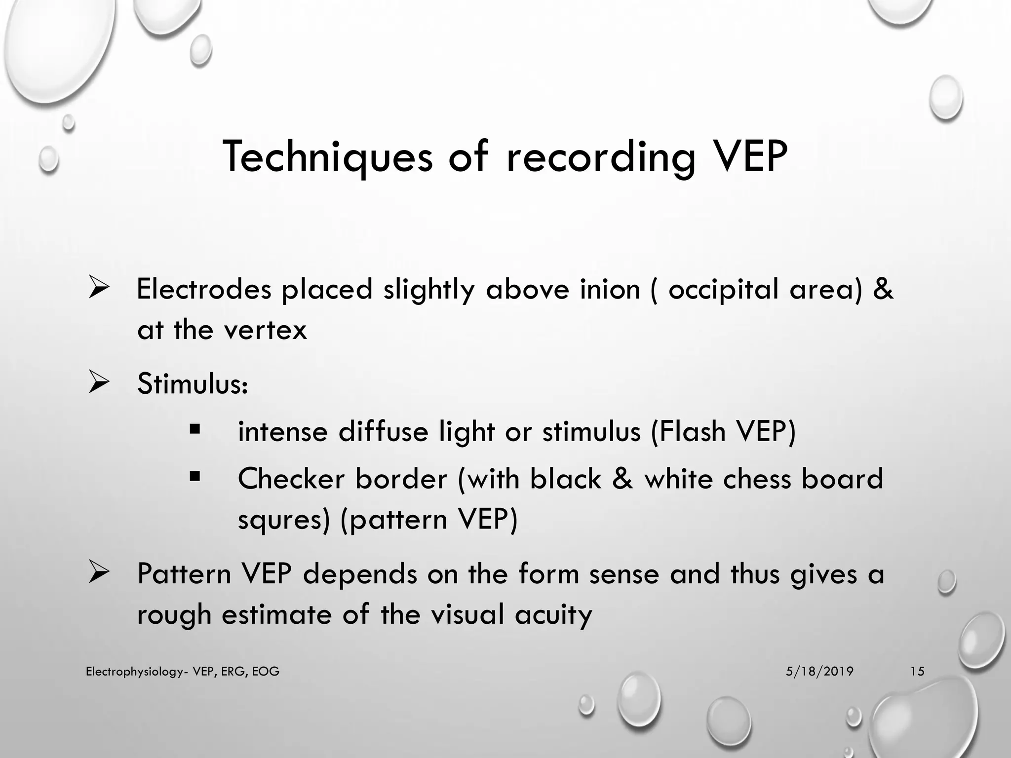 Electrophysiology VEP, ERG, EOG | PDF