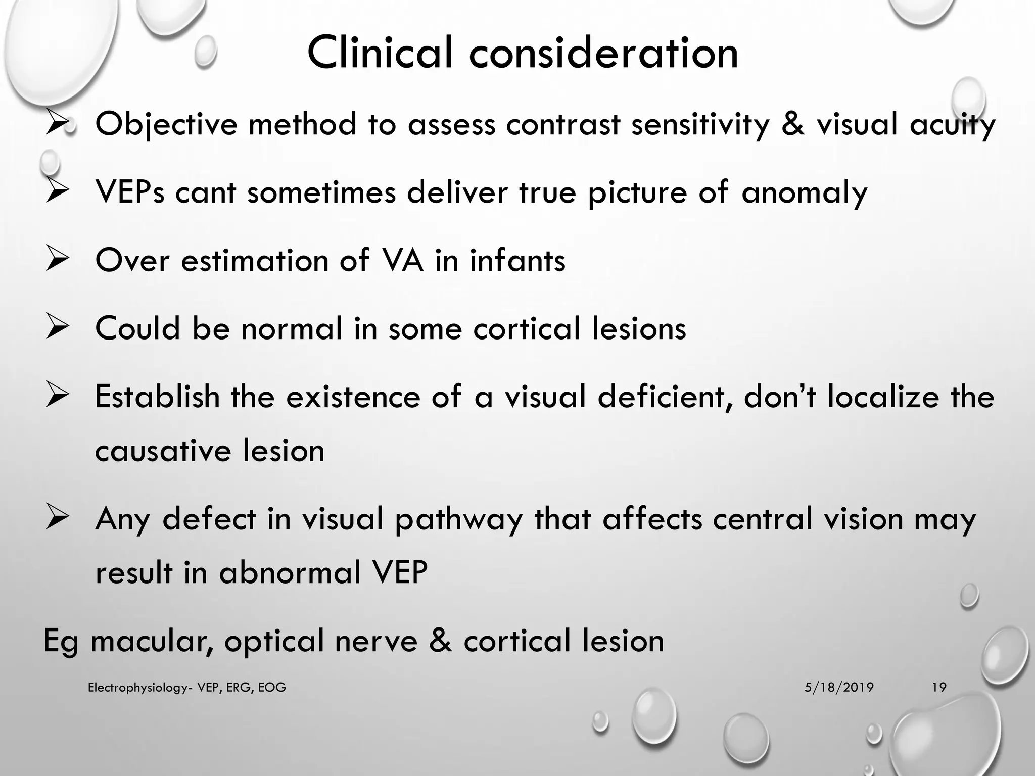 Electrophysiology VEP, ERG, EOG | PDF