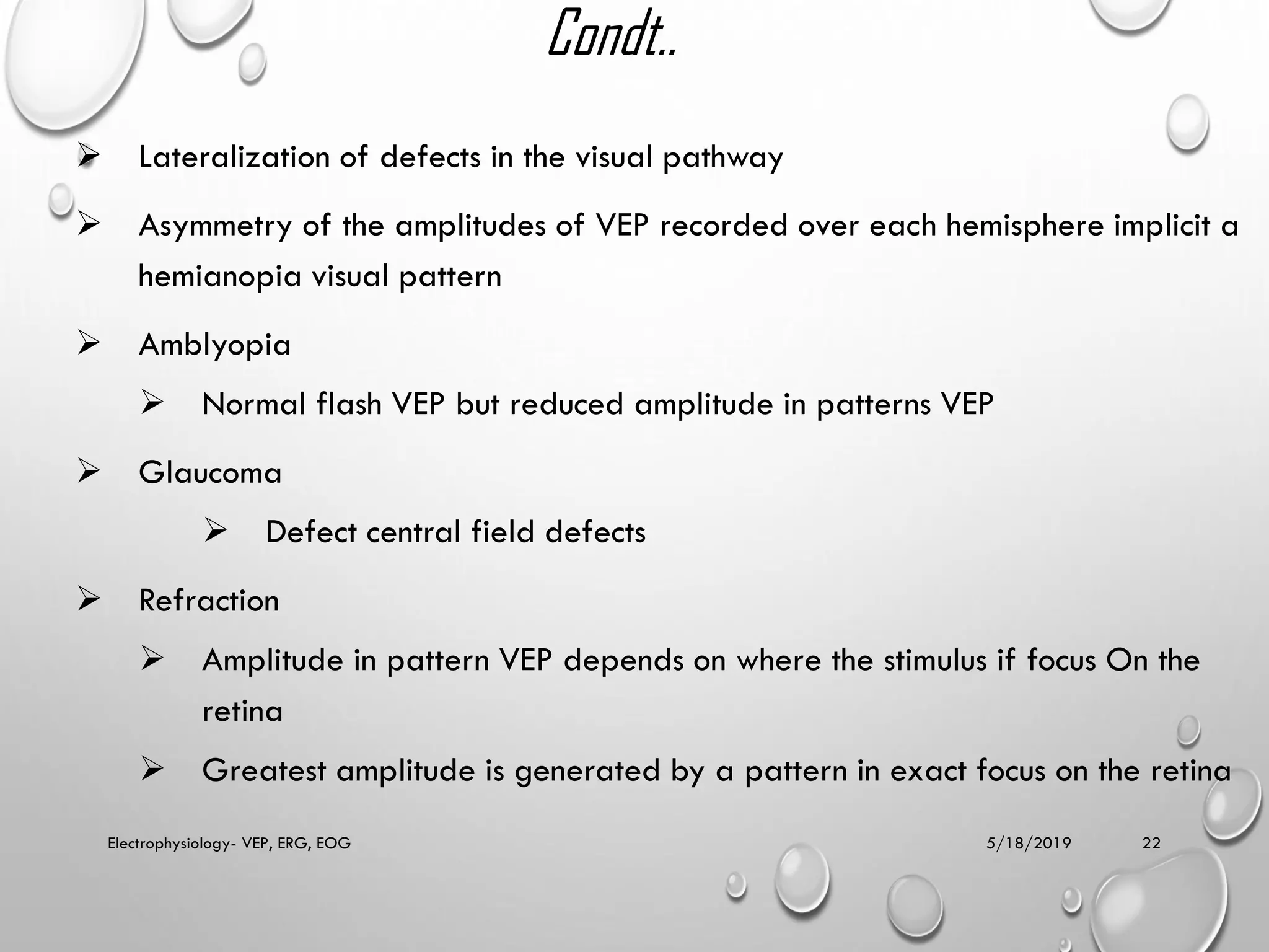 Electrophysiology VEP, ERG, EOG | PDF