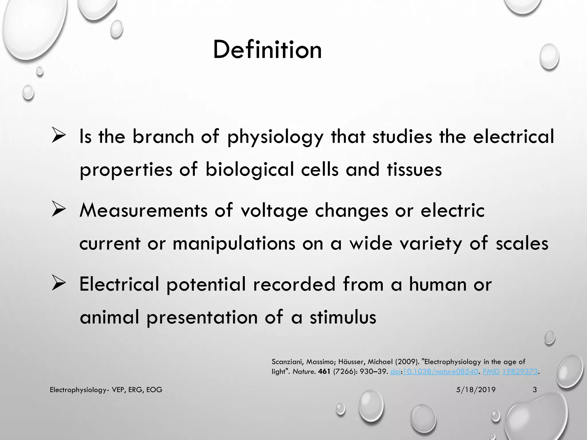 Electrophysiology VEP, ERG, EOG | PDF