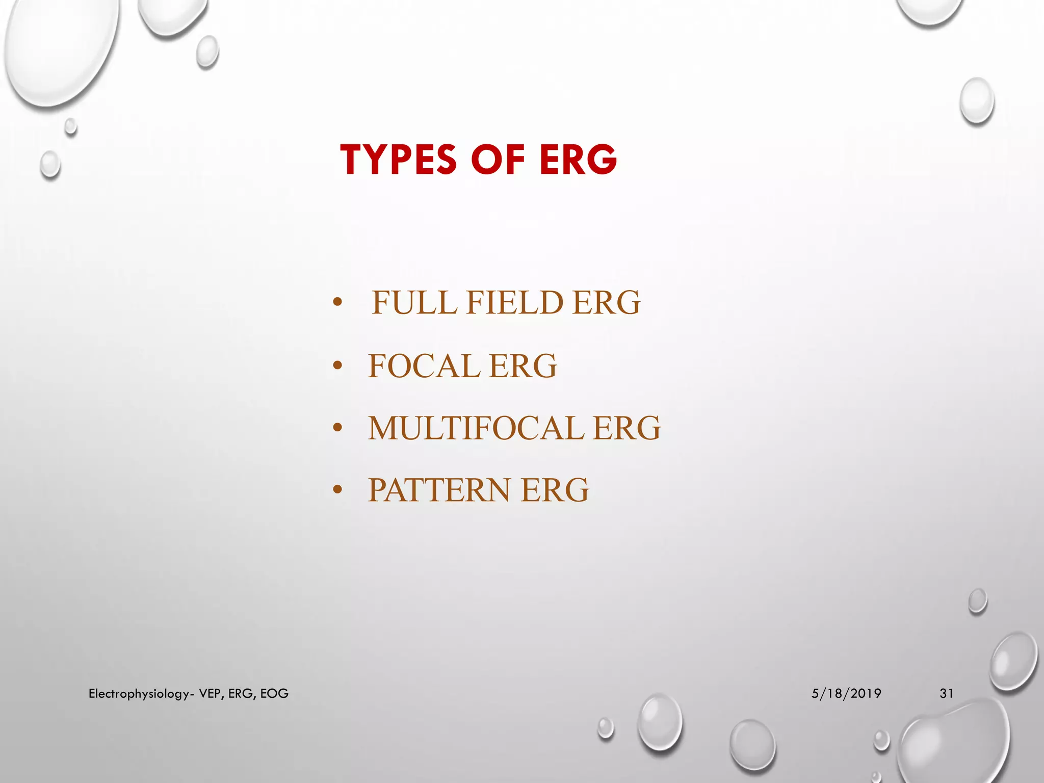 Electrophysiology VEP, ERG, EOG | PDF