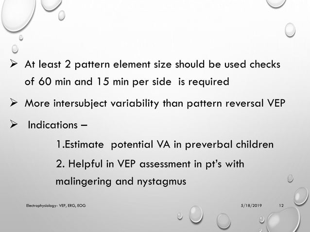 Electrophysiology VEP, ERG, EOG | PDF