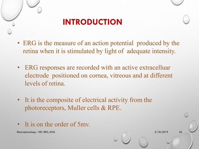 Electrophysiology VEP, ERG, EOG | PDF