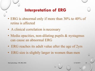 Electrophysiology VEP, ERG, EOG | PDF
