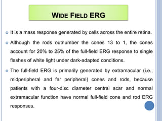 Electrophysiology in retinitis pigmentosa | PPTX