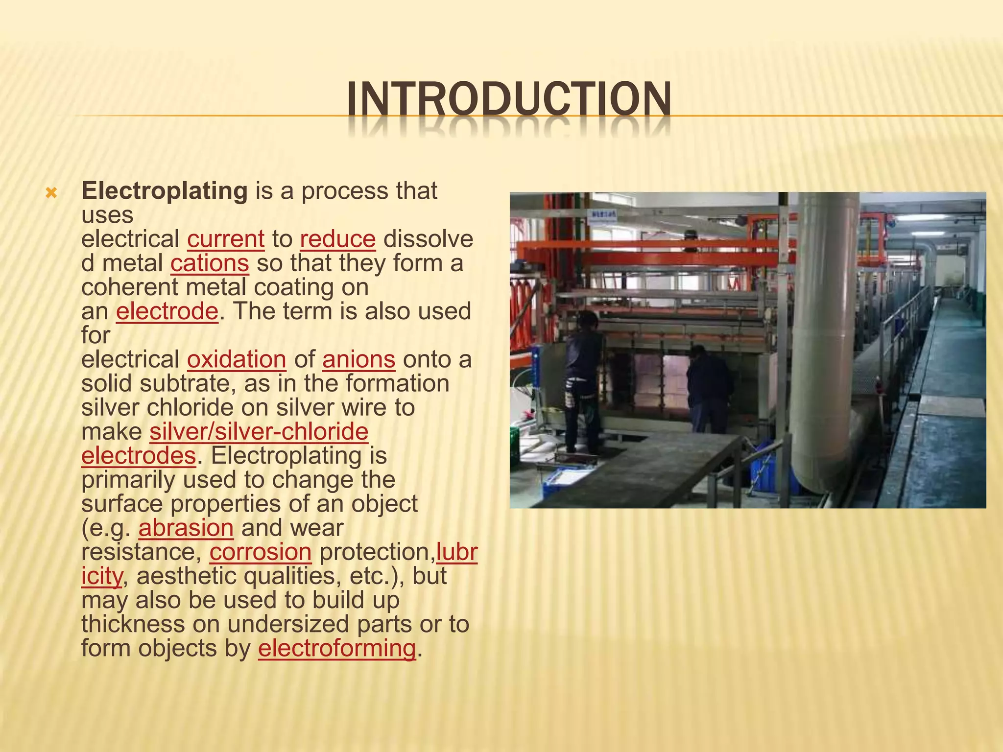 Electroplating | PPTX