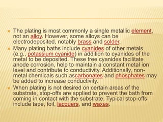 Electroplating | PPTX