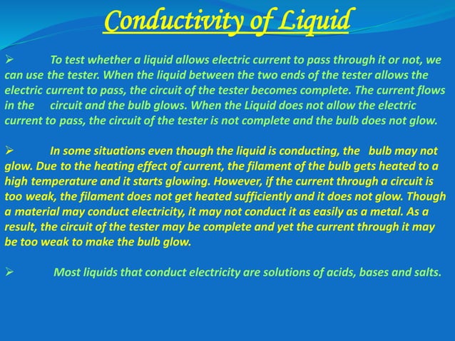 Electroplating & conductivity of liquid | PPT | Chemistry | Science