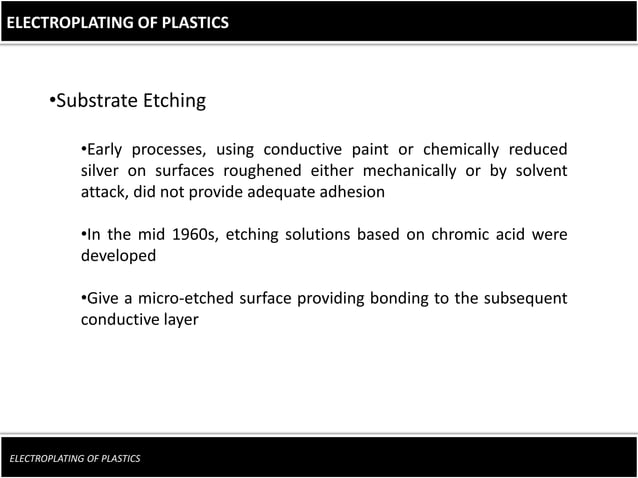Electroplating of plastics (Dickshon m Gange.pptx | Chemistry | Science