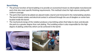 Different types of electroplatting techniques | PPTX