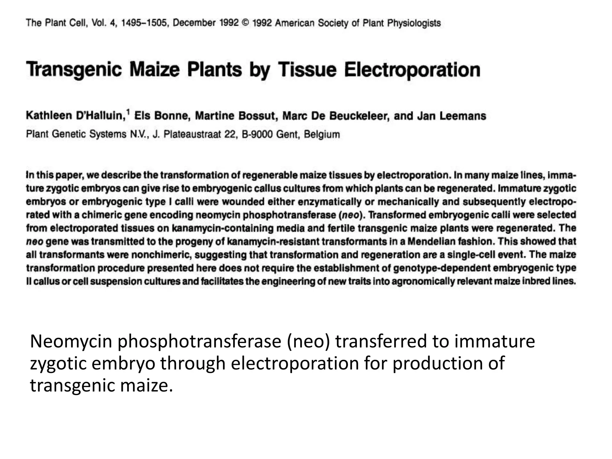 Electroporation | PPTX