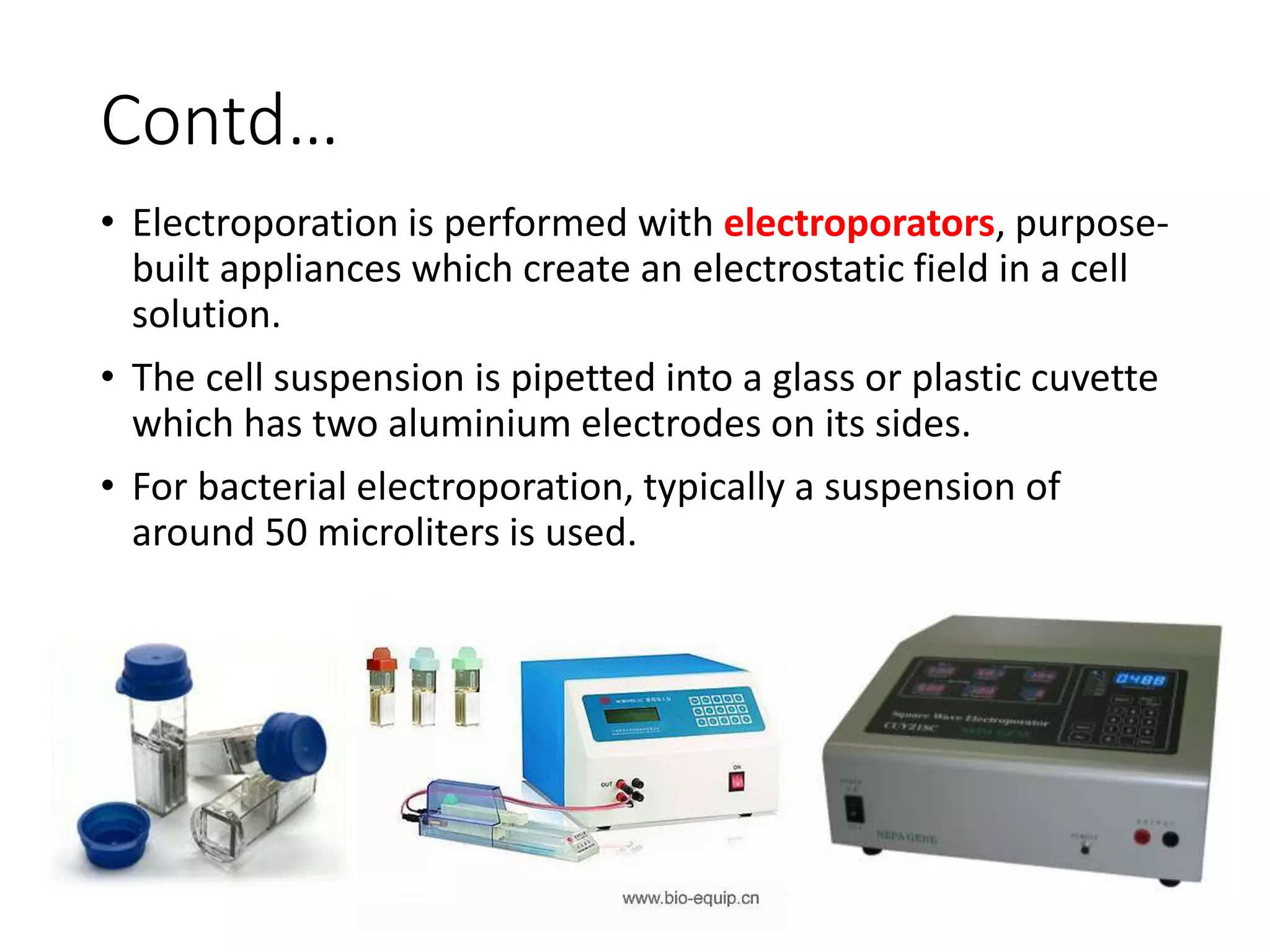 Electroporation | PPTX