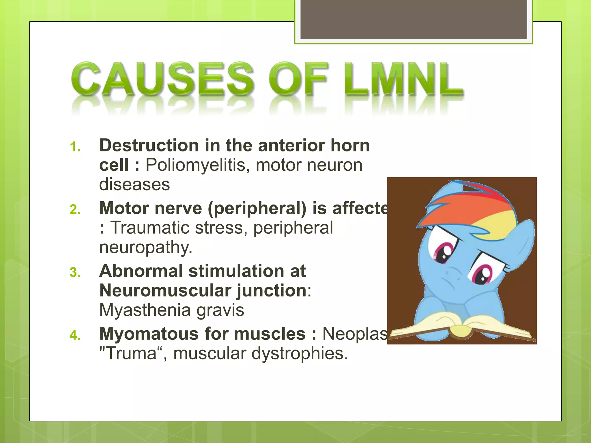 lower motor neuron lesion (LMNL) | PPTX