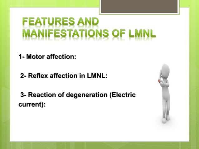 lower motor neuron lesion (LMNL) | PPTX