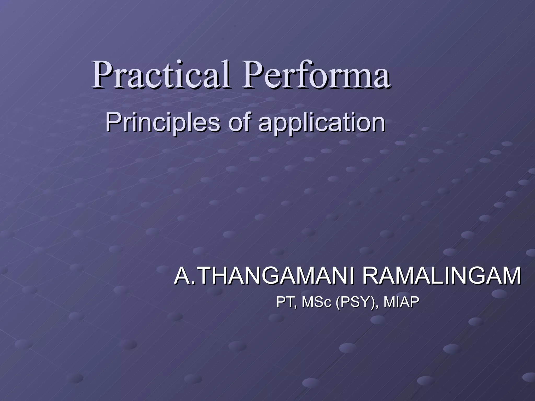 Electro practical | PPT