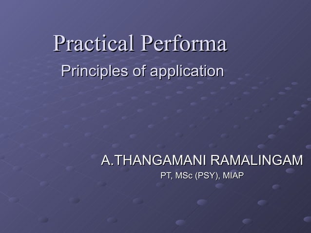 Electro practical | PPT