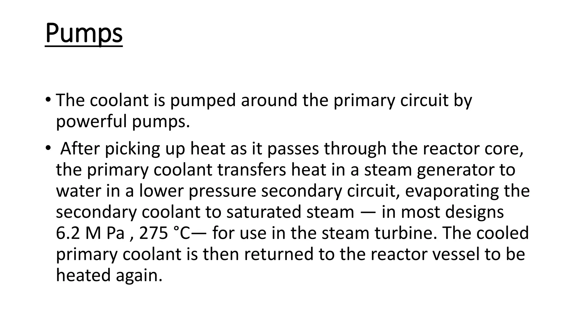 Pressurized Water Reactor | PPTX