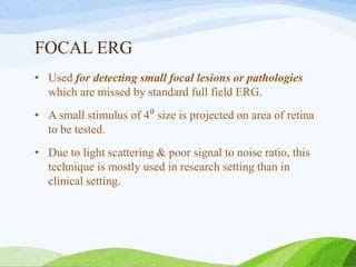 Electroretinogram (erg) | PPTX