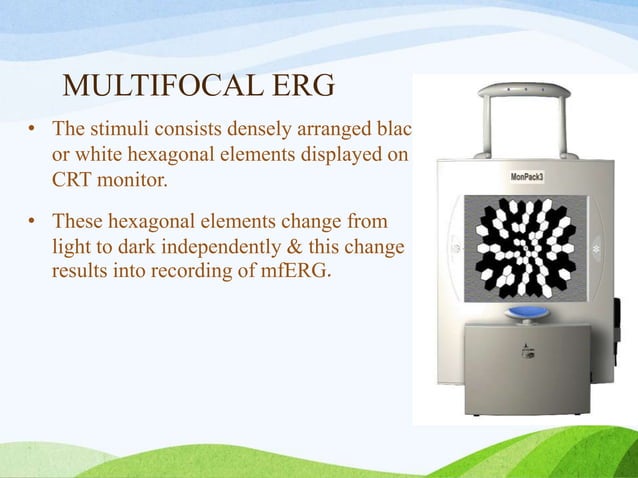 Electroretinogram (erg) | PPTX | Eye and Vision Conditions | Diseases ...