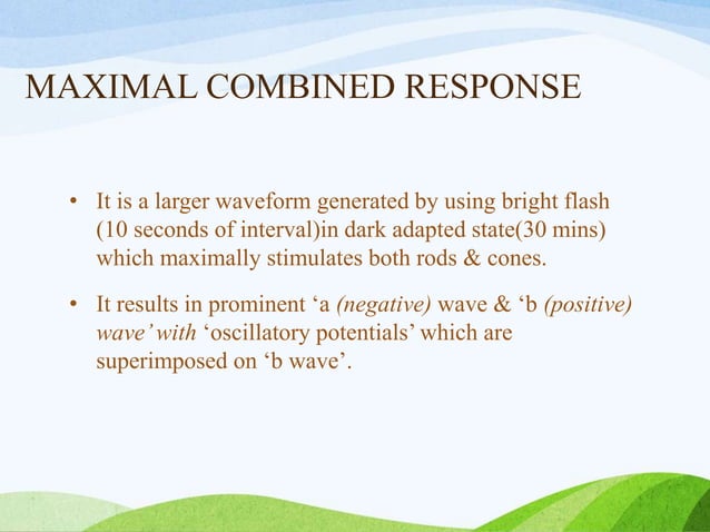 Electroretinogram (erg) | PPTX | Eye and Vision Conditions | Diseases ...