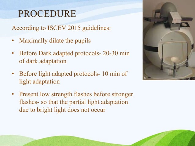 Electroretinogram (erg) | PPTX | Eye and Vision Conditions | Diseases ...