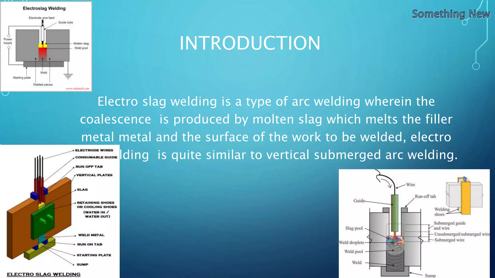 Electroslag welding || by Something New | PPTX