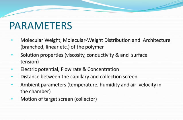 Electrospinning of nanofibers | PPTX | Physics | Science
