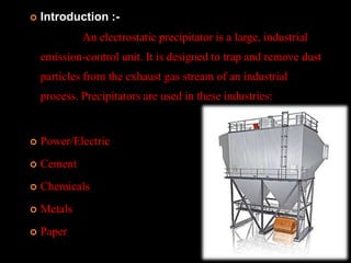 Electrostatic Precipitator | PPTX