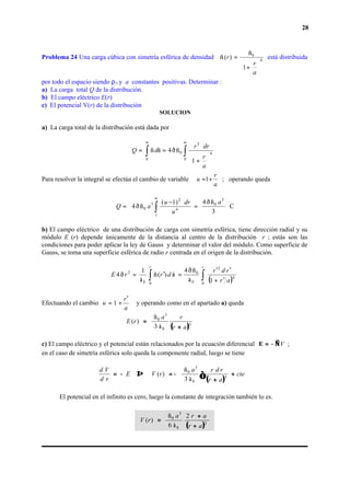 Ejercicios propuestos Electrostática | PDF