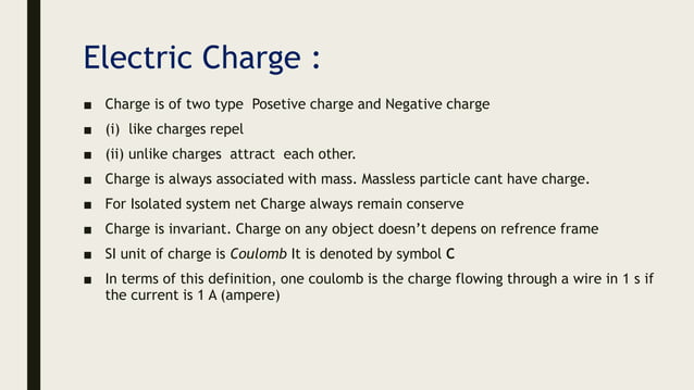 Electrostatic class 12.pptx | Physics | Science