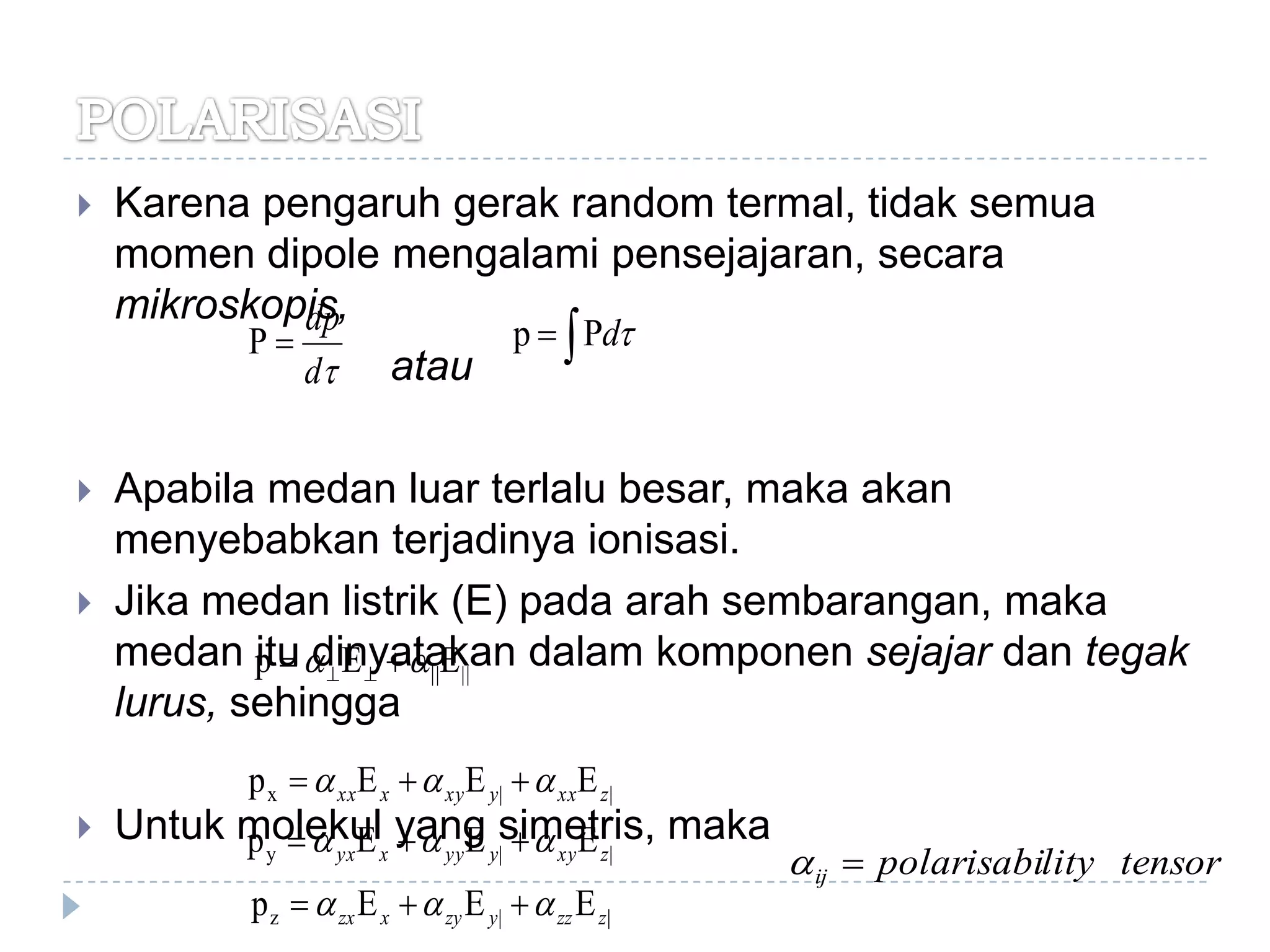 Electrostatic Field in Matter | PPTX