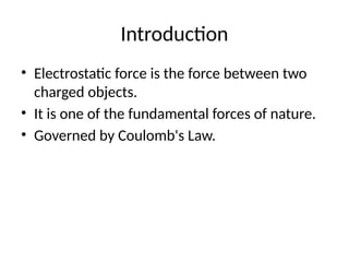 Electrostatic_Force_Presentation.yyypptx | PPT