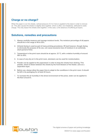 Electrostatic paper charges | PDF