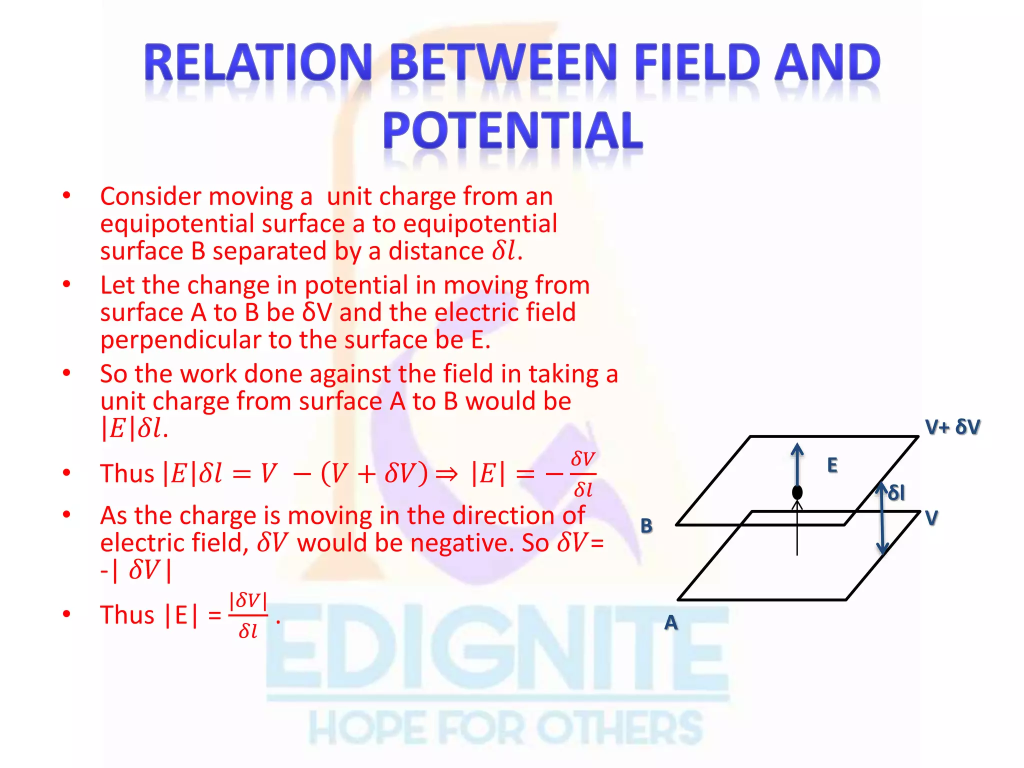 Electrostatic potential and capacitance | PPTX