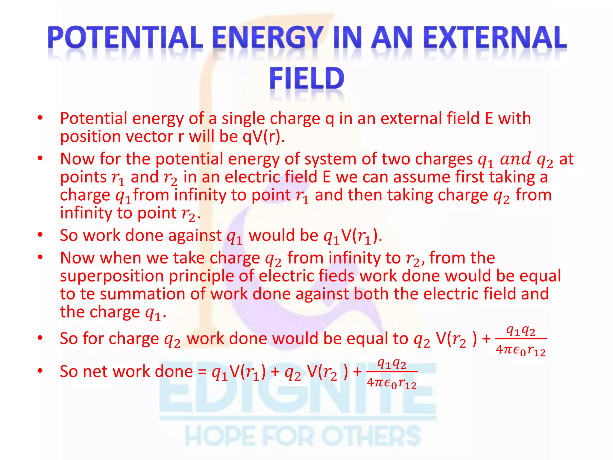 Electrostatic potential and capacitance | PPTX