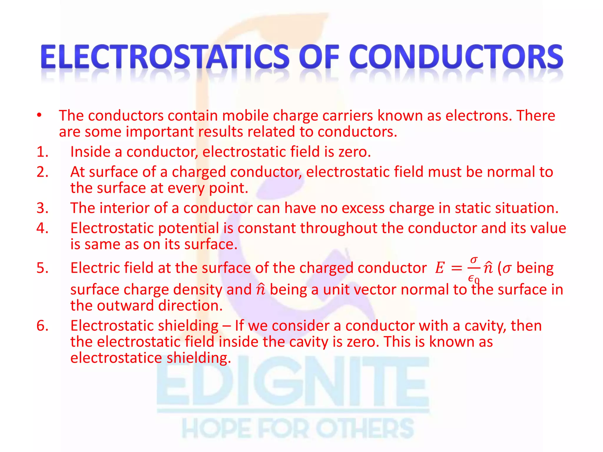 Electrostatic potential and capacitance | PPTX