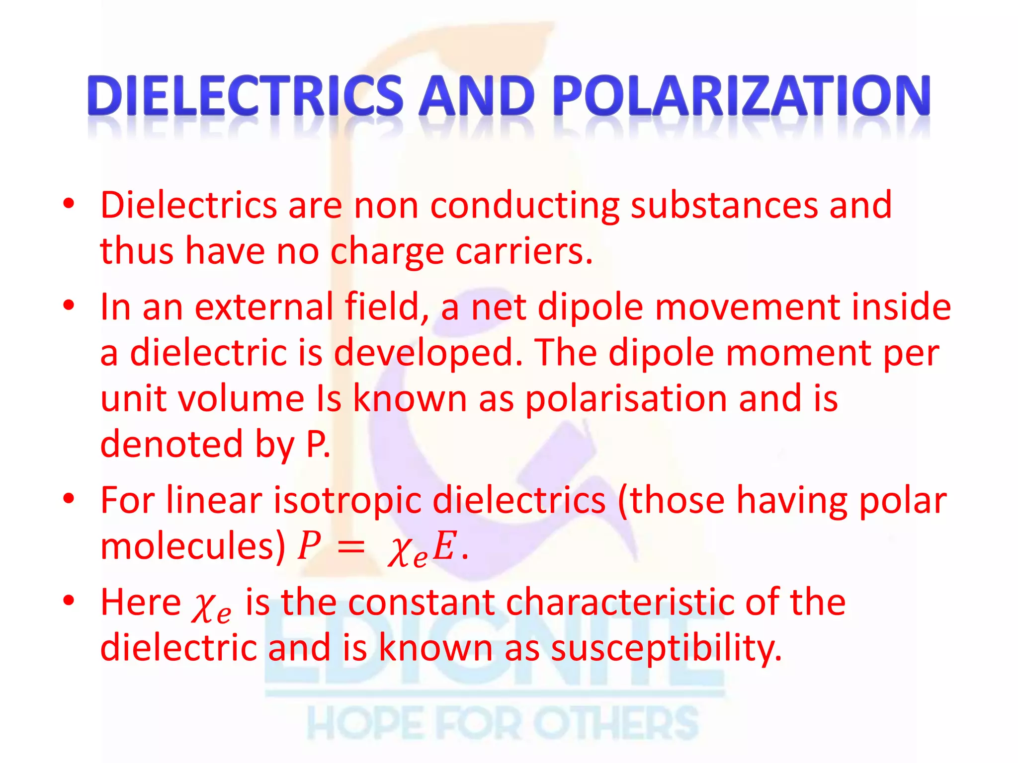 Electrostatic potential and capacitance | PPTX