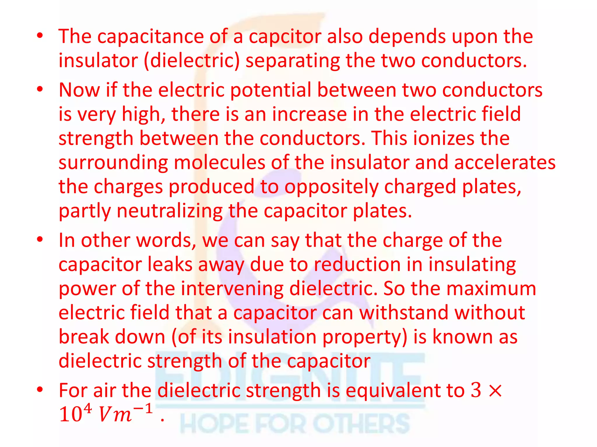 Electrostatic potential and capacitance | PPTX
