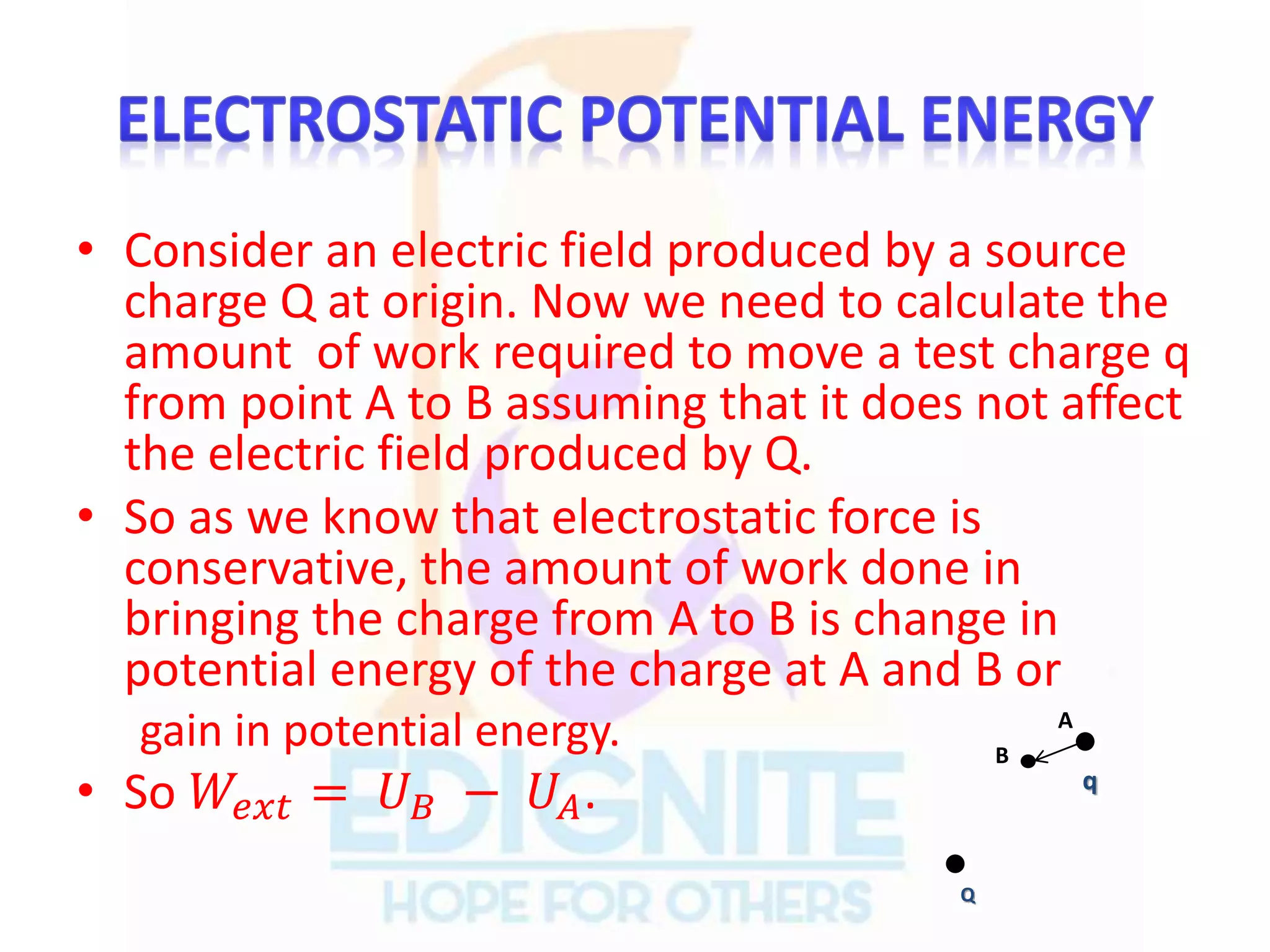 Electrostatic potential and capacitance | PPTX
