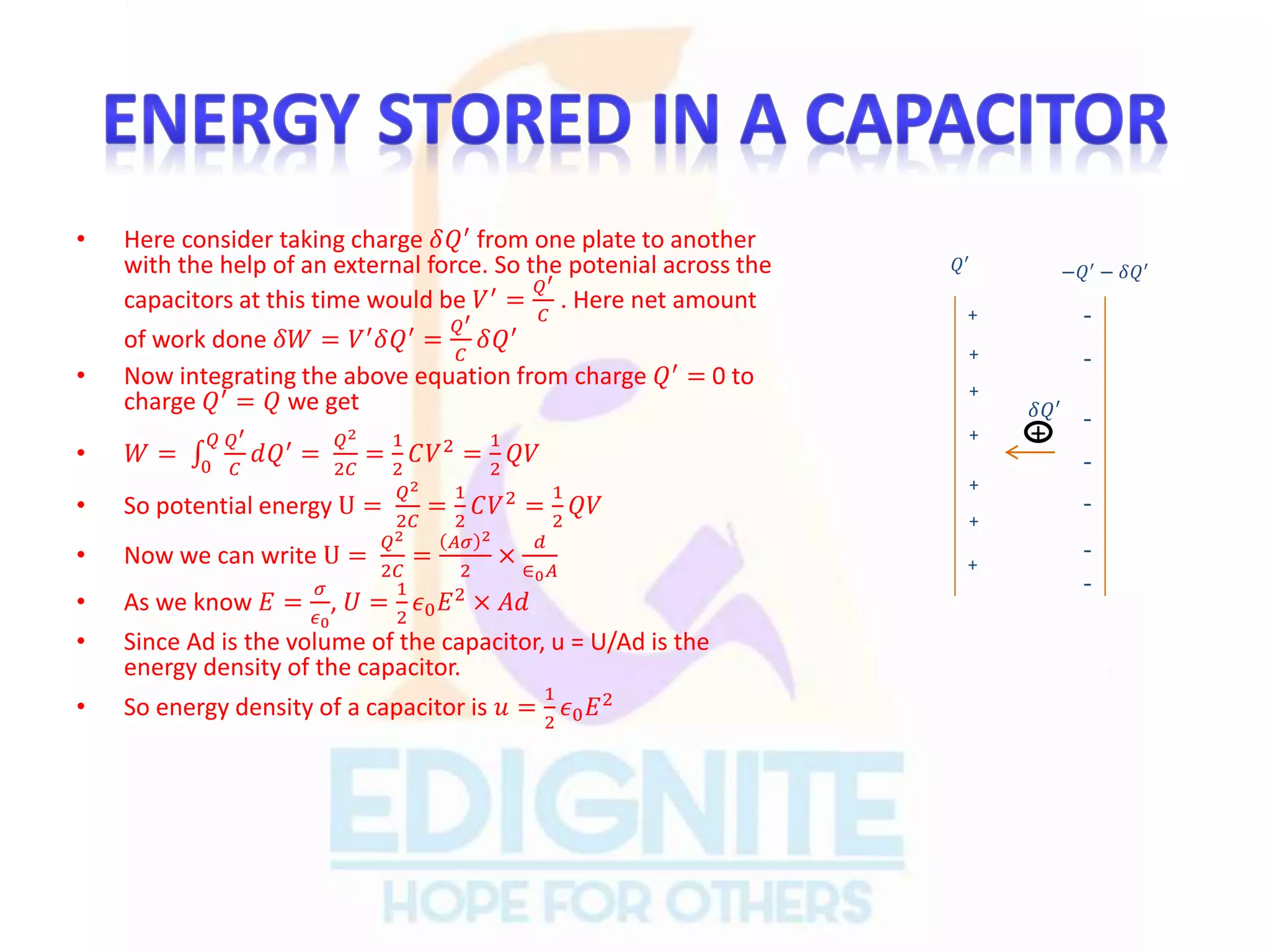 Electrostatic potential and capacitance | PPTX