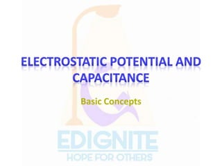 Electrostatic potential and capacitance | PPTX