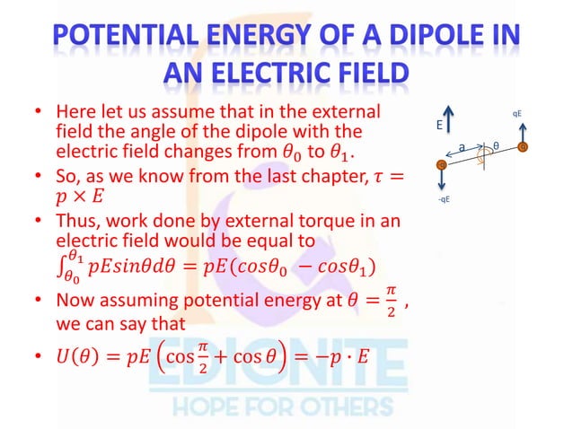 Electrostatic potential and capacitance | PPTX