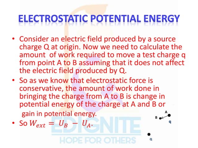 Electrostatic potential and capacitance | PPTX