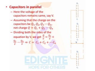 Electrostatic potential and capacitance | PPTX