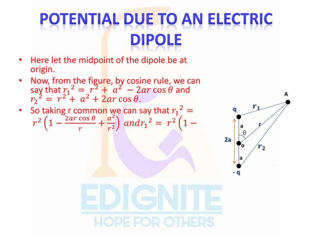 Electrostatic potential and capacitance | PPTX