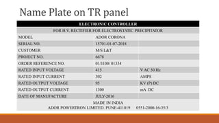 Electrostatic Precipitator | PDF