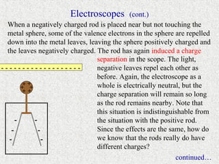 Electrostatics | PPT | Chemistry | Science