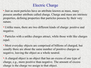 Electrostatics | PPT | Chemistry | Science