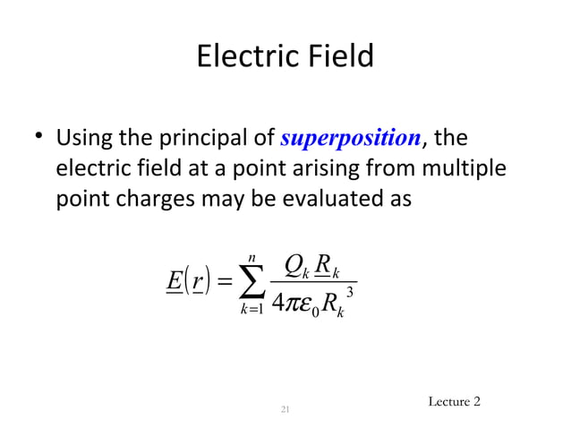 Electrostatics | PPT | Physics | Science